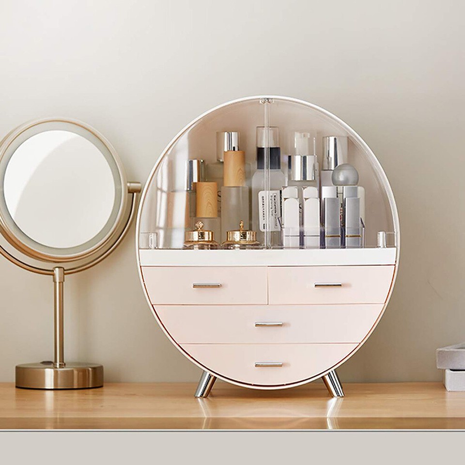 Desktop Makeup Storage Box Tidy Cosmetic Skin Care Bath/Make Up Holder ...