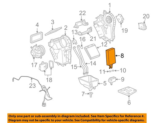 GM OEM 07-22 Acadia Limited Auxiliary Ac Heater Unit-Evaporator Core ...
