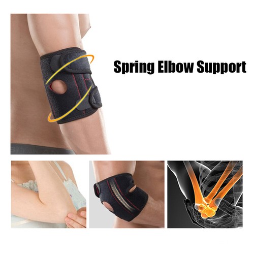 Strap Adjustable Tennis Elbow Support Spring Elbow Brace Elbow ...