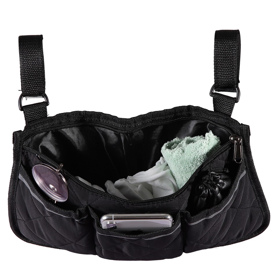 Outdoor Wheelchair Side Pocket Organizer Holder Pouch Armrest Storage ...