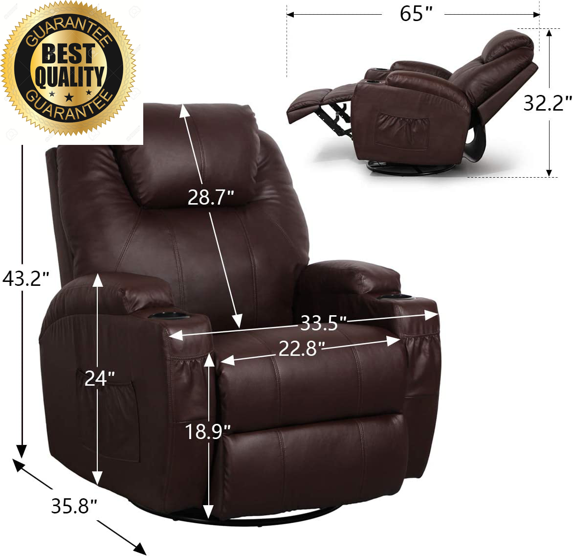 Deluxe Padded Recliner Comfort Coils Lazy Boy Chair Comfy Comfortable ...