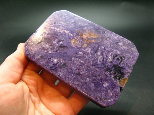 Large Nice Charoite Slab from Russia - 136.38 Grams - 3.8" | eBay