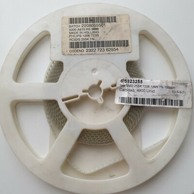10 x 255K 1/4W 1 % 100 ppm SMD PHILIPS RÉSISTANCE. (R415 ...