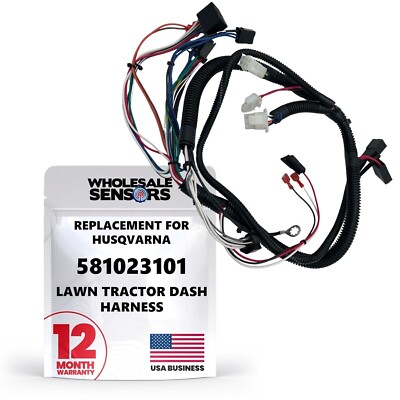 Replacement for Husqvarna 581023101 Lawn Tractor Dash Harness 12 Month ...