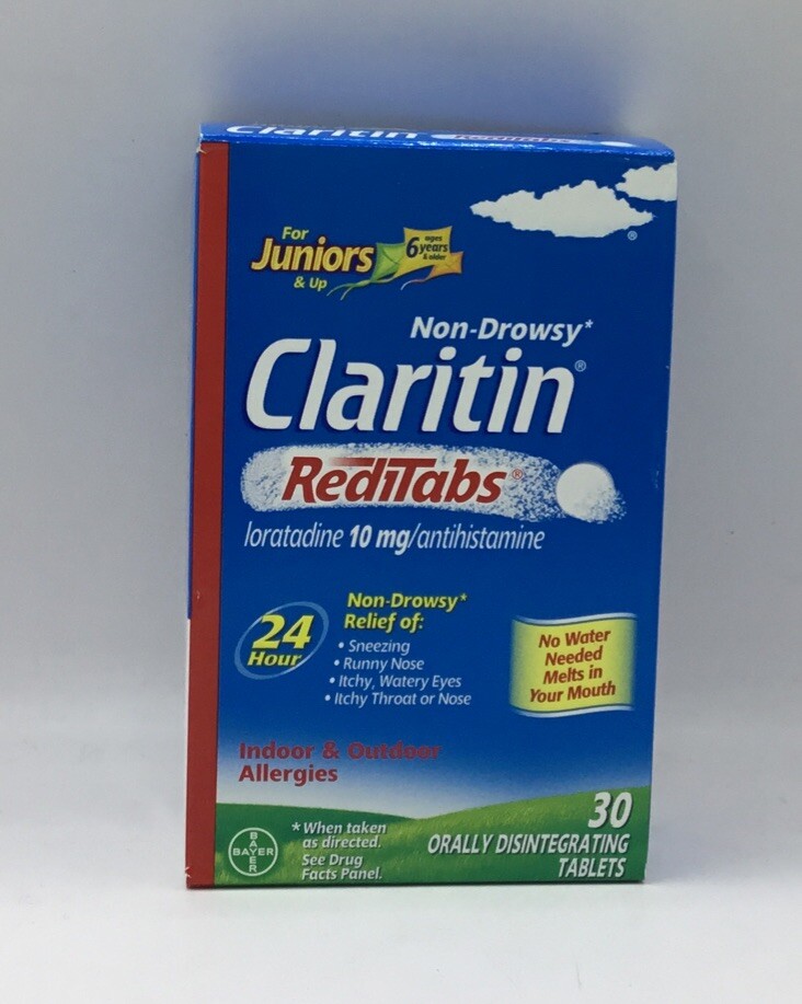 Claritin Juniors 24HR Allergy Relief NonDrowsy RediTabs 30CT Exp 1/26 ...