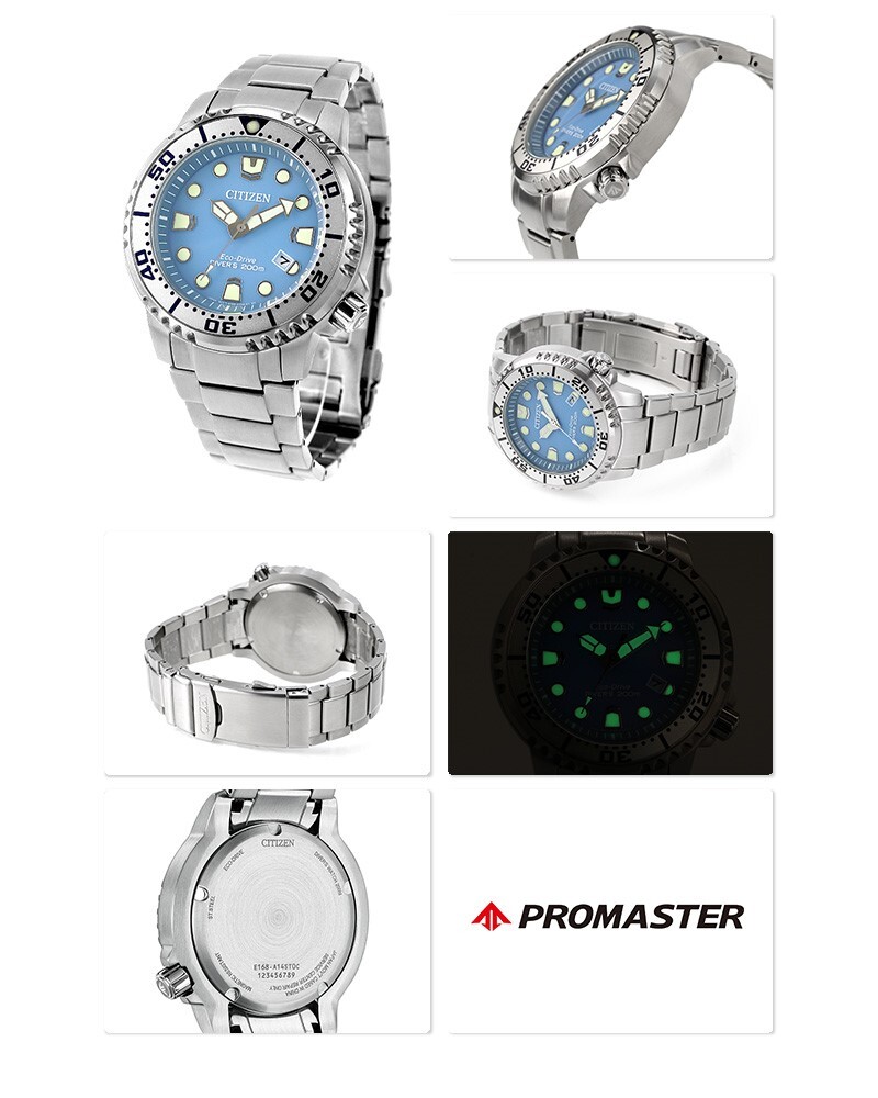 Citizen Promaster Marine Eco-drive Watch BN0165-55L Us*us | eBay