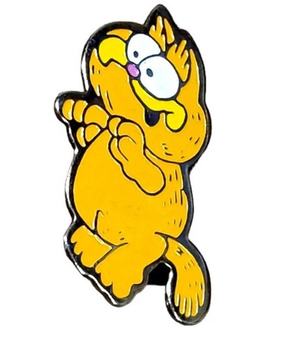 Vintage Garfield The Cat Pin HatPin Lapel Bagpin Grumpy Tiger Cartoon ...