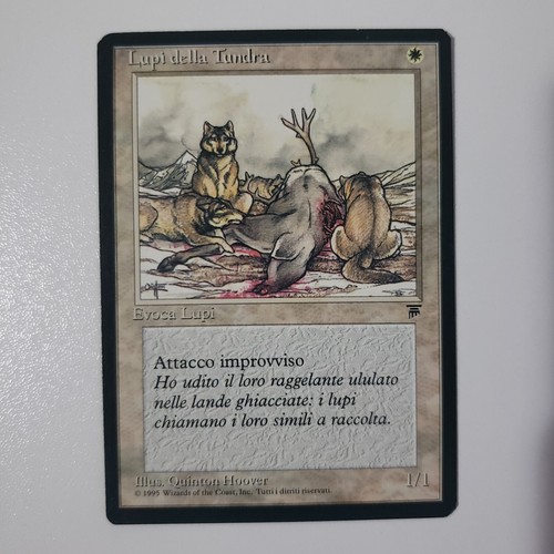 Tundra Wolves Italian Version MTG Magic The Gathering Card | eBay