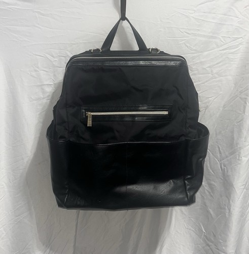 BEIS The Diaper Backpack in Black - Baby Bag Travel Tote with pockets ...