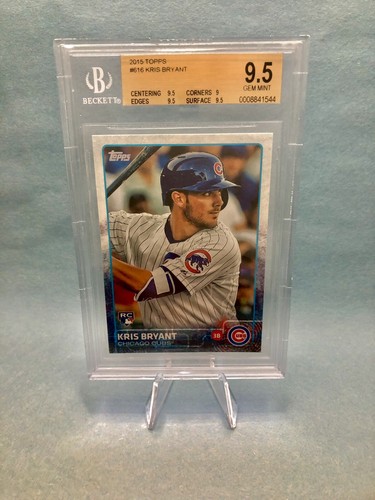 2015 Topps #616 Kris Bryant Rookie Card RC BGS 9.5 Gem Mint | eBay