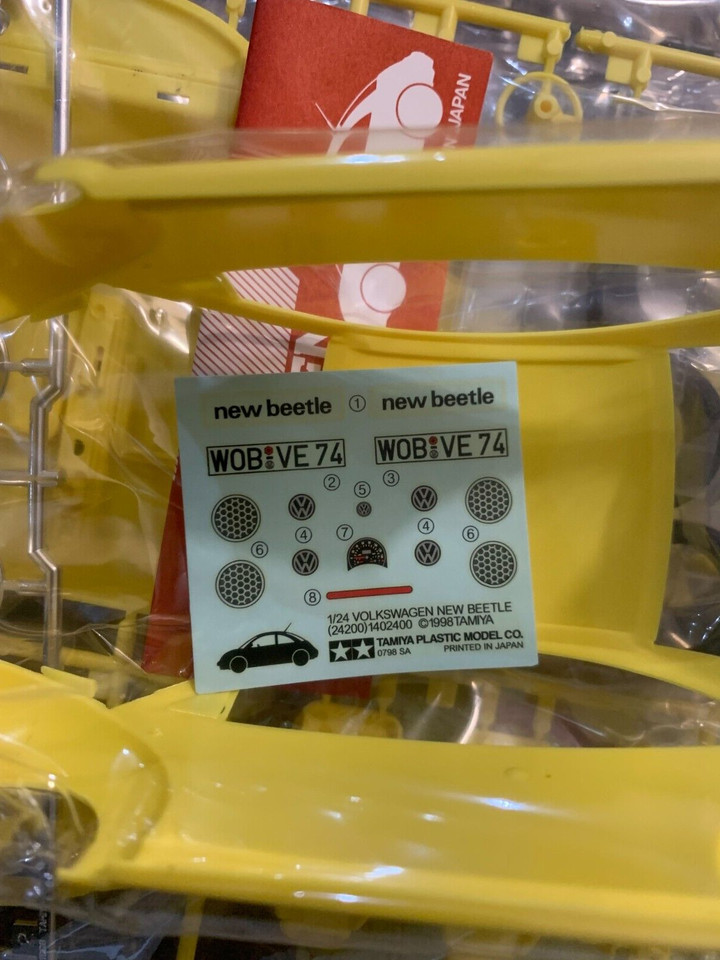 TAMIYA, 1:24 scale, 24200, VOLKSWAGEN NEW BEETLE, SEALED | eBay