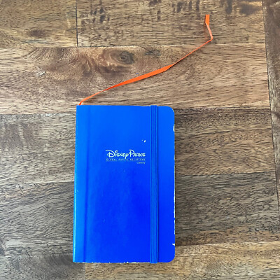 Disney Parks Journal Notebook Global Public Relations PR Blue With ...