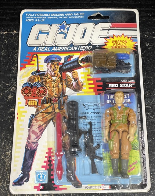 Vintage 1990 Red Star Gi Joe Oktober Guard MOC # 6588 Hasbro for sale ...