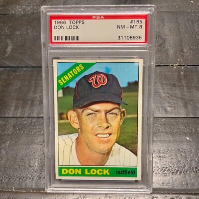 1966 Topps Don Lock #165 *Senators* PSA 8 NM-MT | eBay