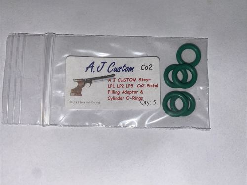 A.J CUSTOM Filling Adaptor & Cylinder O-Rings for Steyr Co2 Pistols Co2 ...