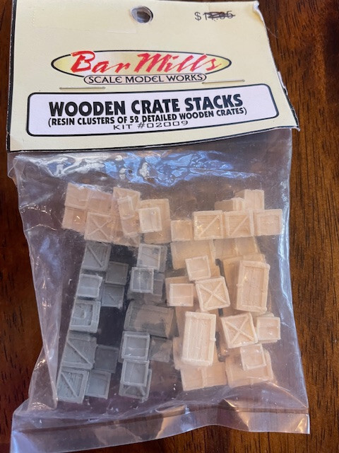 Bar Mills Scale Models Wooden Crate Stacks-HO Scale-#02009 | eBay
