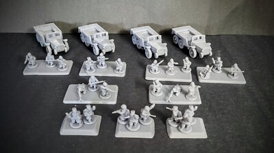 Flames of War French Mechanized Infantry Company W/ Transport ...