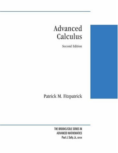ADVANCED CALCULUS By Patrick M. Fitzpatrick - Hardcover **BRAND NEW ...