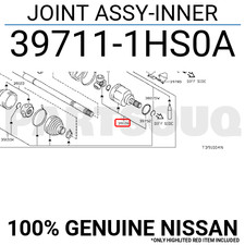 Nissan 397111KB0A Genuine OEM Inner Joint for sale online | eBay