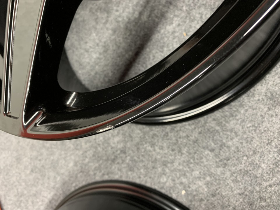 4 - Blemished 17x7.5 Gloss Black Wheel Voxx MG5 5x115 5x120 20 | eBay