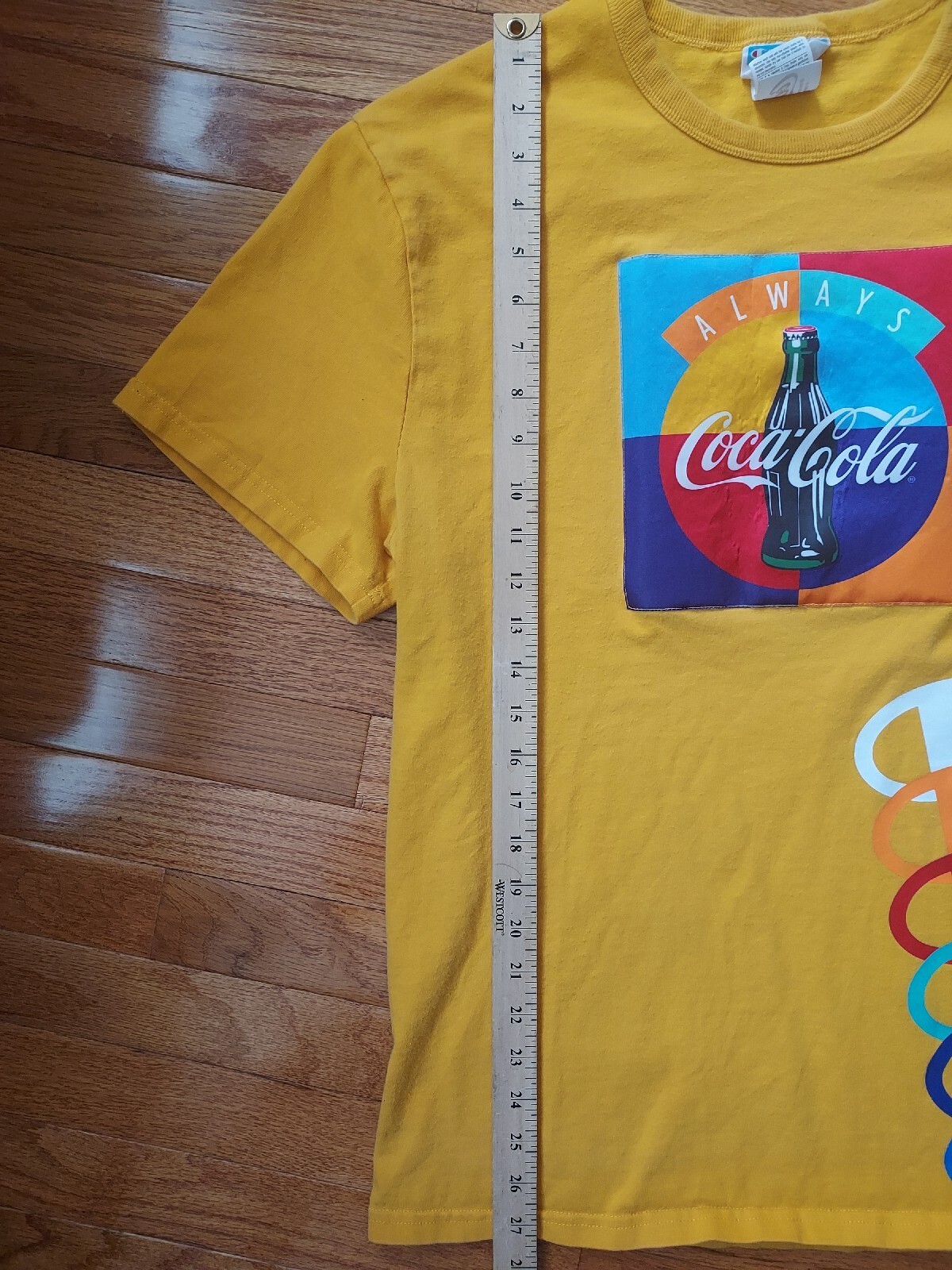 Champion Coca Cola Yellow Multicolor Logo "Always Coc… - Gem