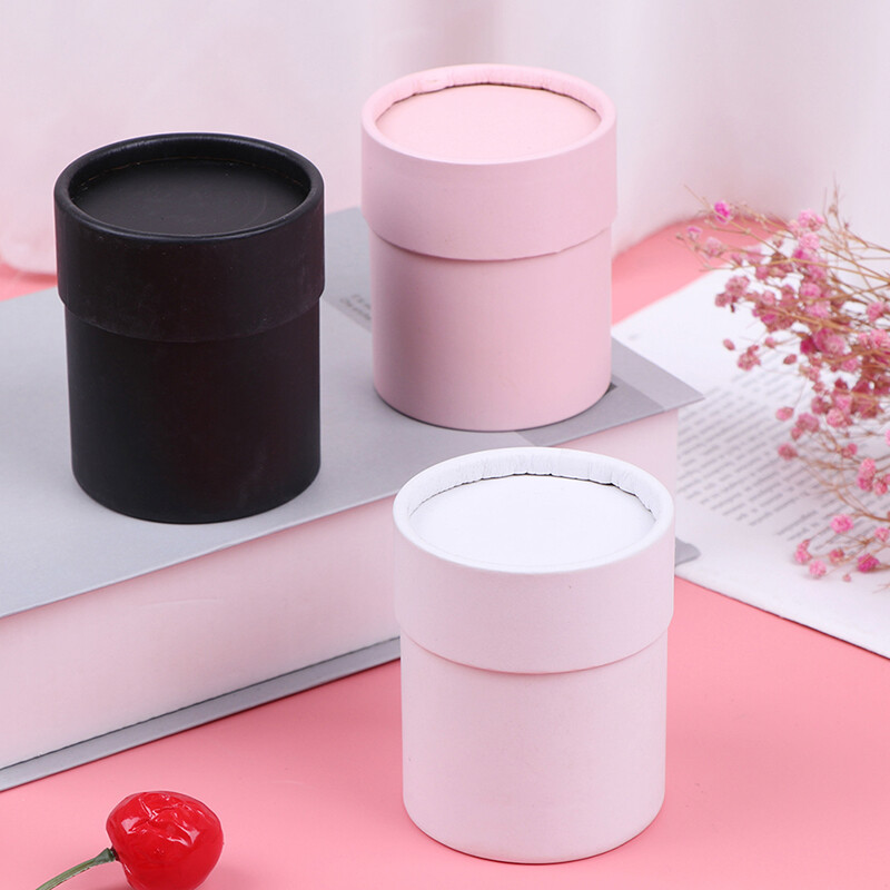 Round Flower Paper Boxes Lid Hug Florist Flower Bucket Gift Packaging ...