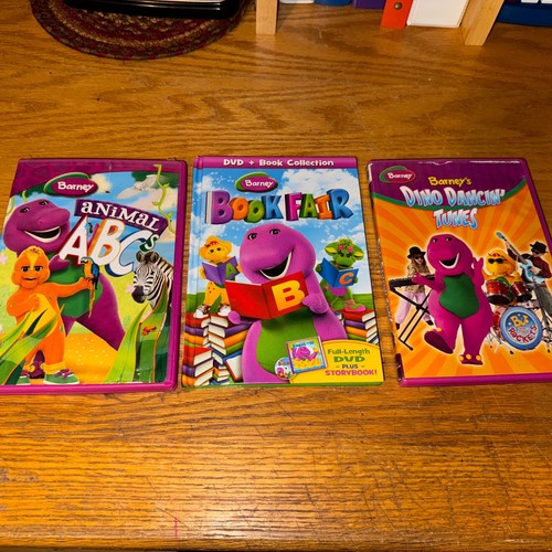 Barney Animal ABCs Book Fair Book Dvd Dino Dancing Tunes Dvd Barney ...