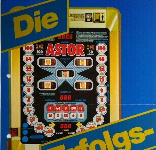 Bally Wulff Rototron Astor Slot Machine Flyer Original German Text Art Print | eBay
