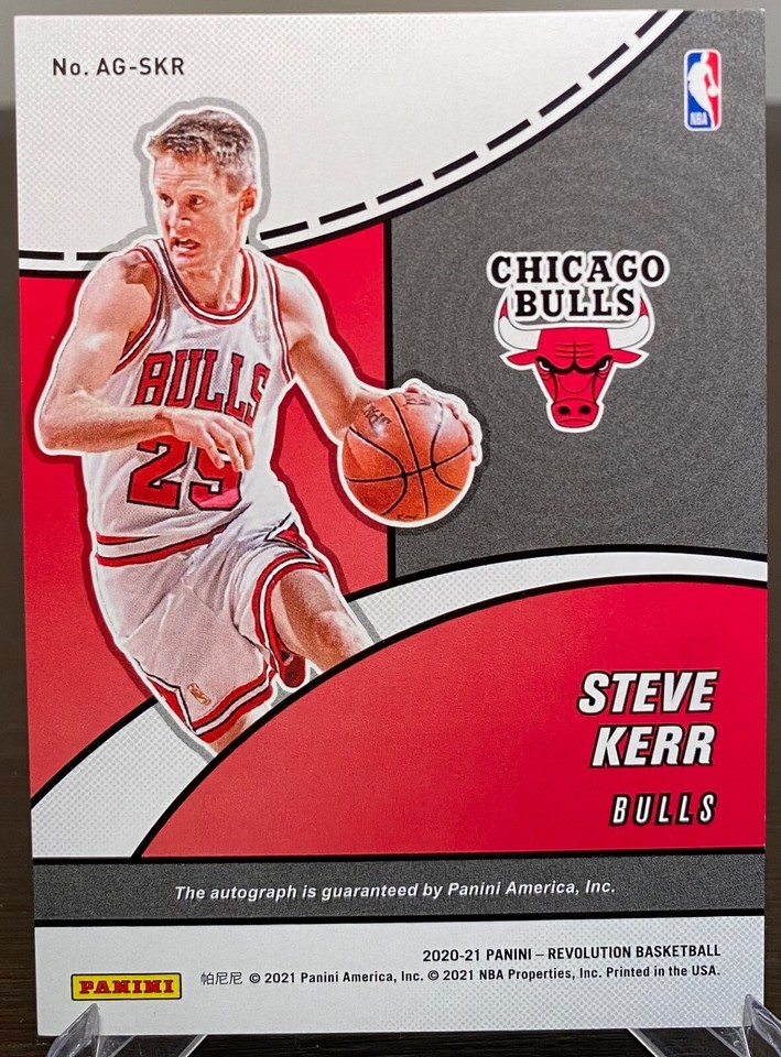 2020-21 Panini Revolution Steve Kerr Autograph Card | eBay