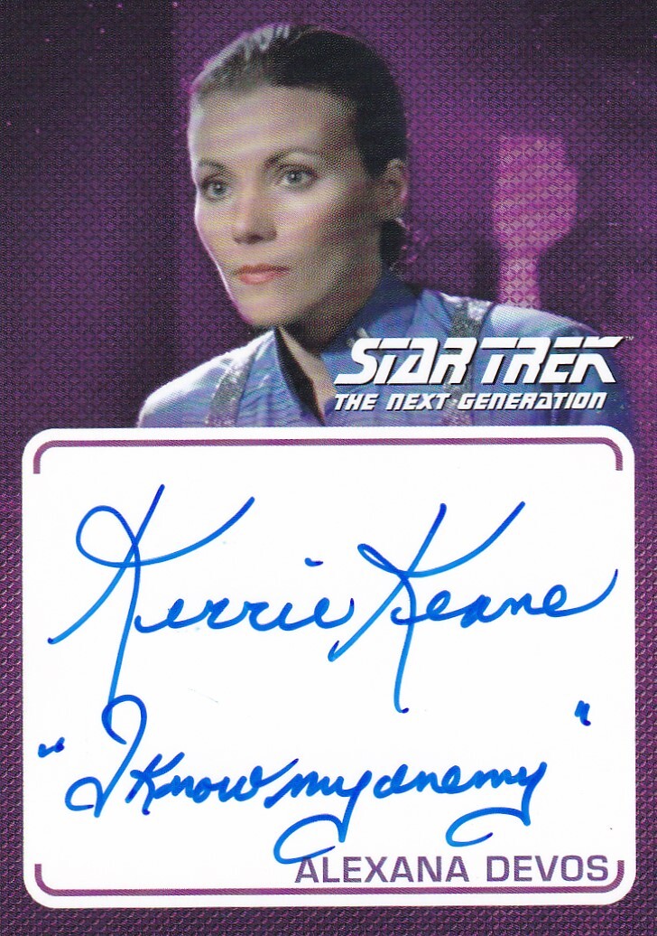 Star Trek The Next Generation Archives & Inscriptions Kerrie Keane # 5 ...