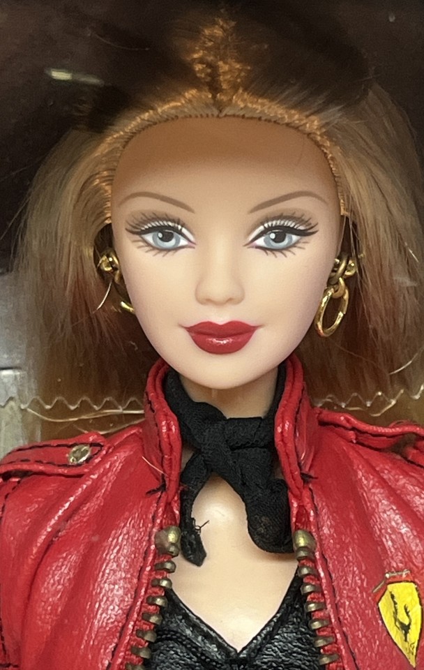 Barbie “Ferrari” Collector Doll #2 Pleather Red Jacket 2000 Mattel ...
