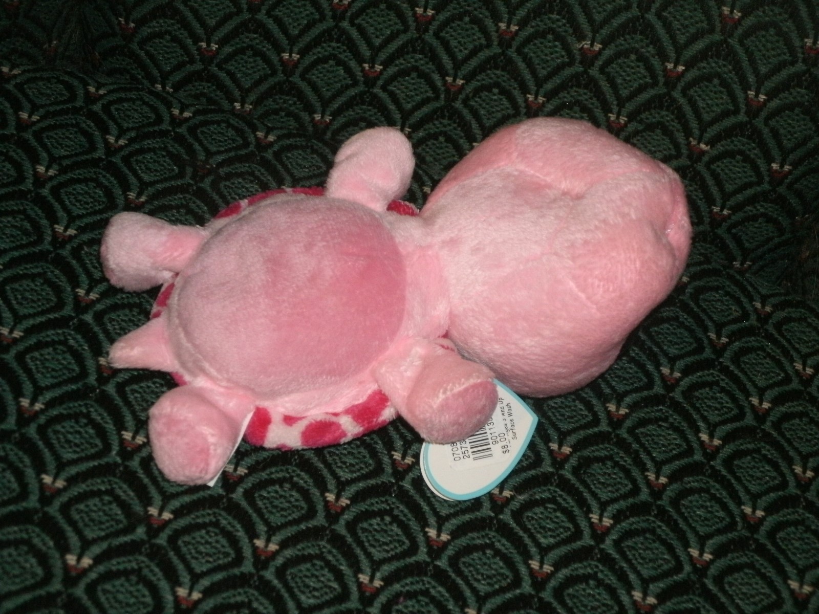 Ty Beanie Boo 6" ~ MYRTLE (Pink Turtle) MWMT * RARE * Retired * Glitter ...