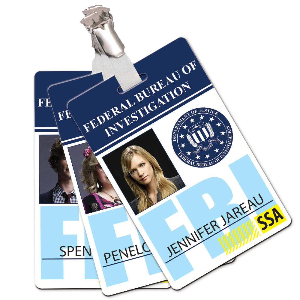 My Fbi Card Template Fbi Id Badge Etsy UK