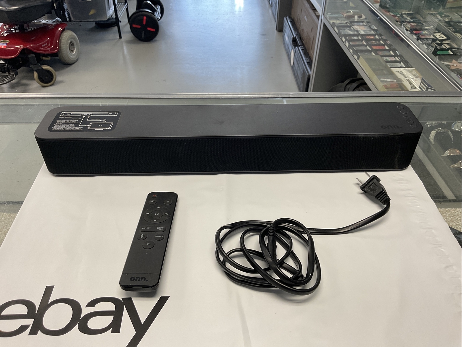 Onn 20 Inch Black Soundbar With Remote Model 100075108 | eBay