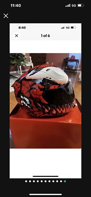 2021 HJC RPHA 11 PRO Carnage Marvel Full Face Street Motorcycle Helmet ...