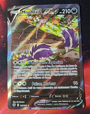 Pokemon Moufflair V Alternative Alt 181/195 FR Tempete Argentee ...
