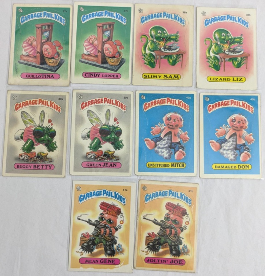 1985 Topps Garbage Pail Kids Original 1 Matte Set GPK OS1 1st Series ...