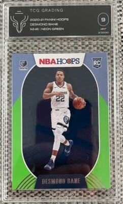 2020 Hoops Desmond Bane #246 Neon Green Rookie RC TCG 9 | eBay