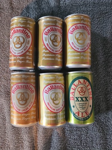 Ballantine Vintage Beer Cans Lot EMPTY Falstaff Assorted Styles | eBay