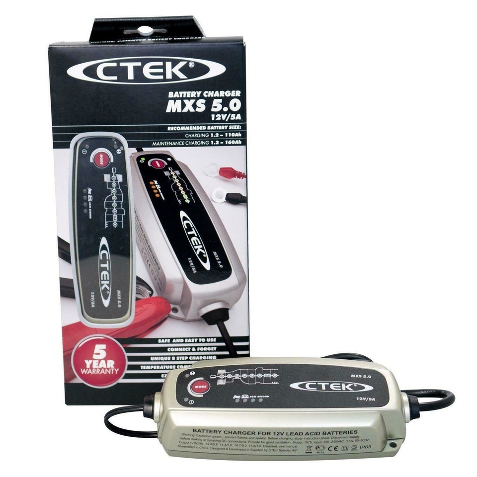 CTEK Multi MXS 5.0 12V SMART Fully Automatic Battery Charger UK PLUG ...