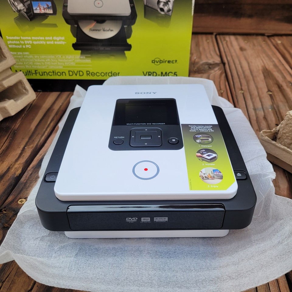 Sony VRD-MC5 Multi- DVD Recorder DVDirect Digital Media Transfer New ...