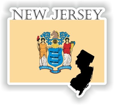 New Jersey Country Project Flag Sticker / Vinyl Waterproof Graphics | eBay