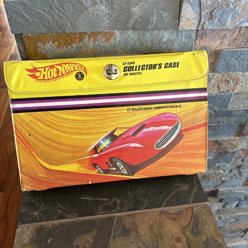 Vtg Hot Wheels Redline 12-Car Collectors Case 1968 Mattel USA Made 4 ...