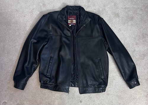 Made In USA Reed Leather Jacket Size L | eBay