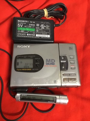Sony MZ-R35 MD Portable MiniDisc Player Recorder Working (Read ...