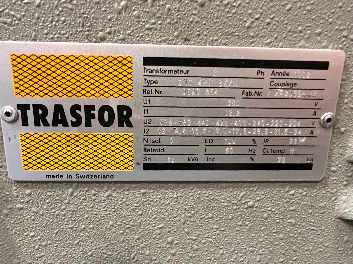 Trasfor Transformer P200-575V S380V 12kVA 3 Phase | eBay