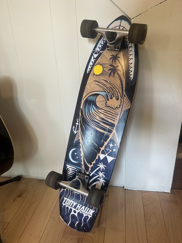 Tony Hawk 34" X 8.5 " Big Mouth Cruiser Skateboard Long Board | eBay