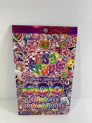 New LISA FRANK Sticker Pack 600+ 80s 90s Rainbow Journal Craft Planner ...