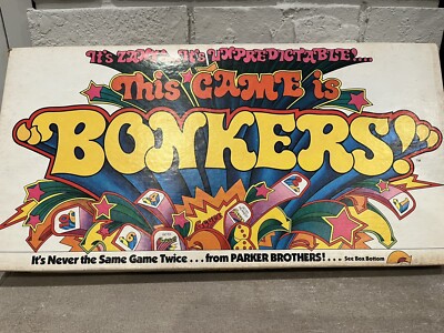 Vintage 1978 Parker Brothers This Game is “Bonkers” Board Game - 100% ...