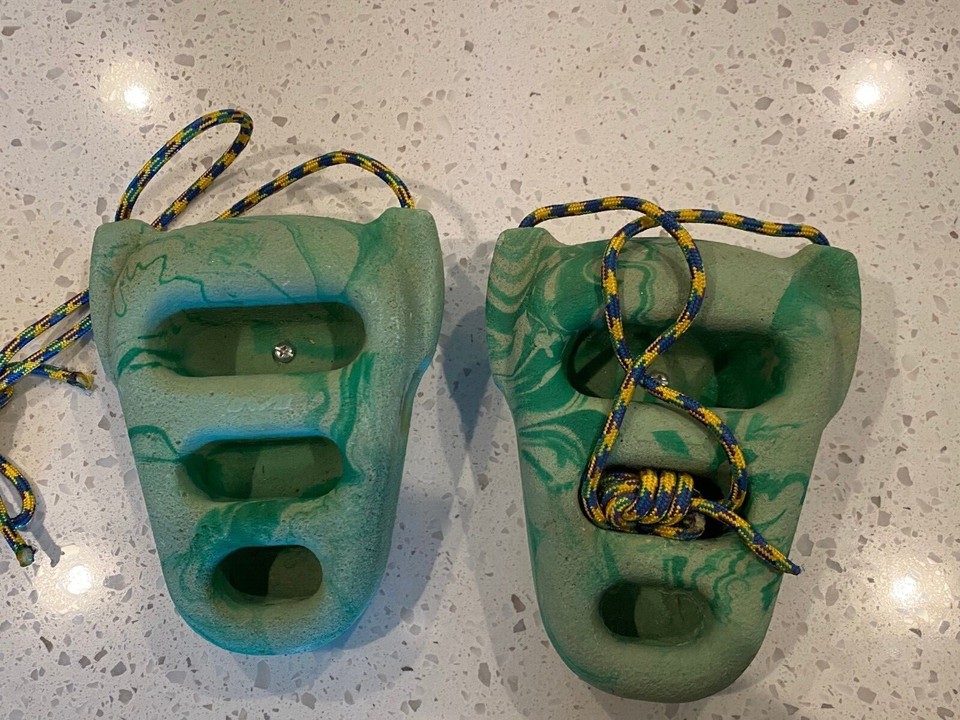 Metolius Rock Rings CNC 3D Green Dark Green Swirl, One Size, New, Climb ...